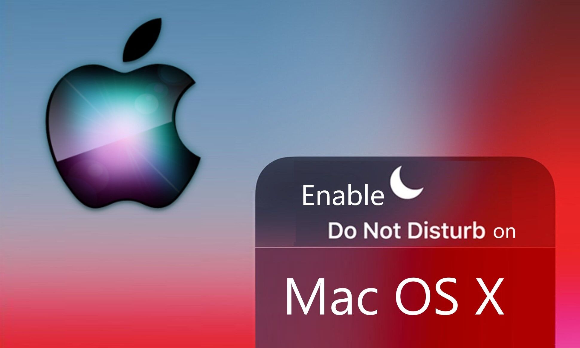 Cách Bật Chế Độ Không Làm Phiền (Do Not Disturb - DND )Trên Mac OS X