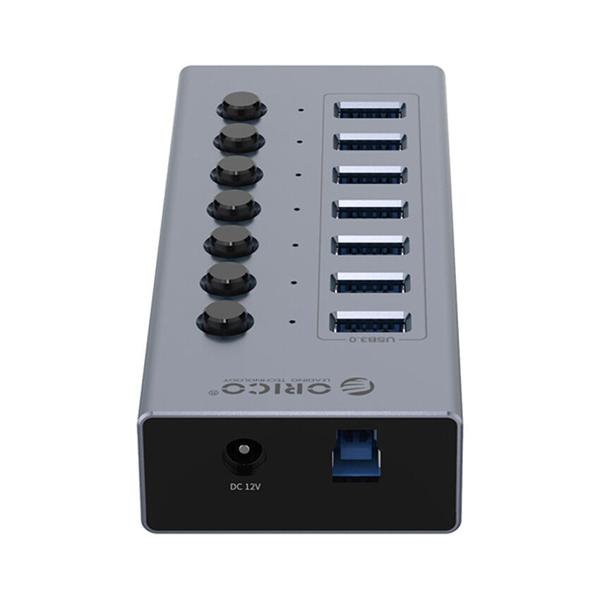 Hub USB Orico BT2U3-7AB-GY | Chính hãng